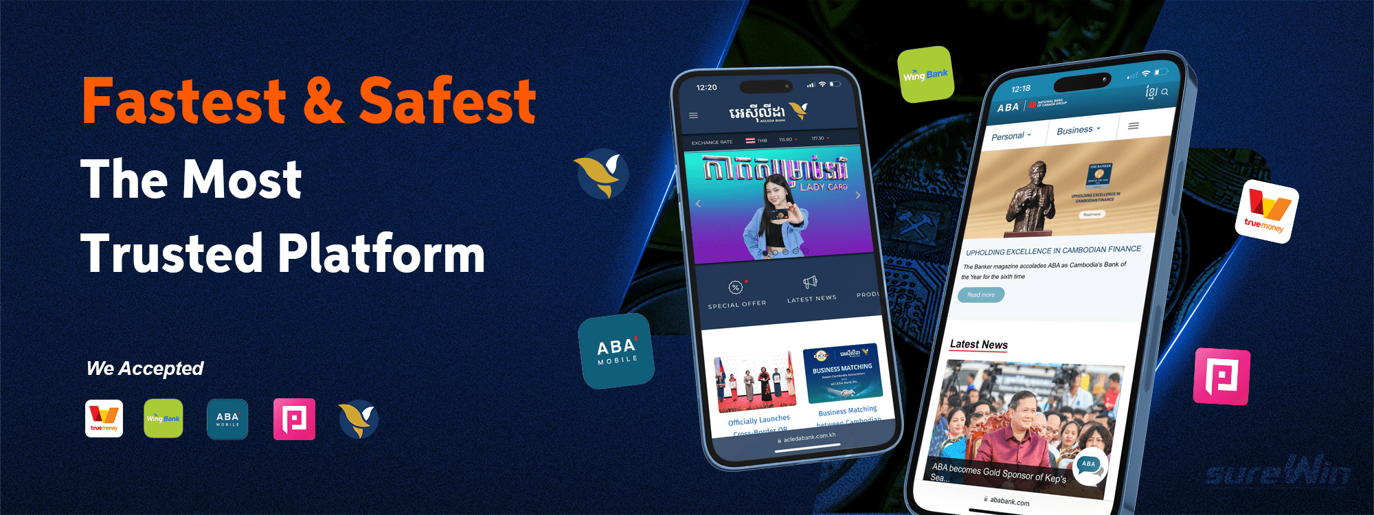 sureWin - Online Casino Cambodia khmer | Sports | E-Sports | Casino | Slots | Poker | Fishing ...